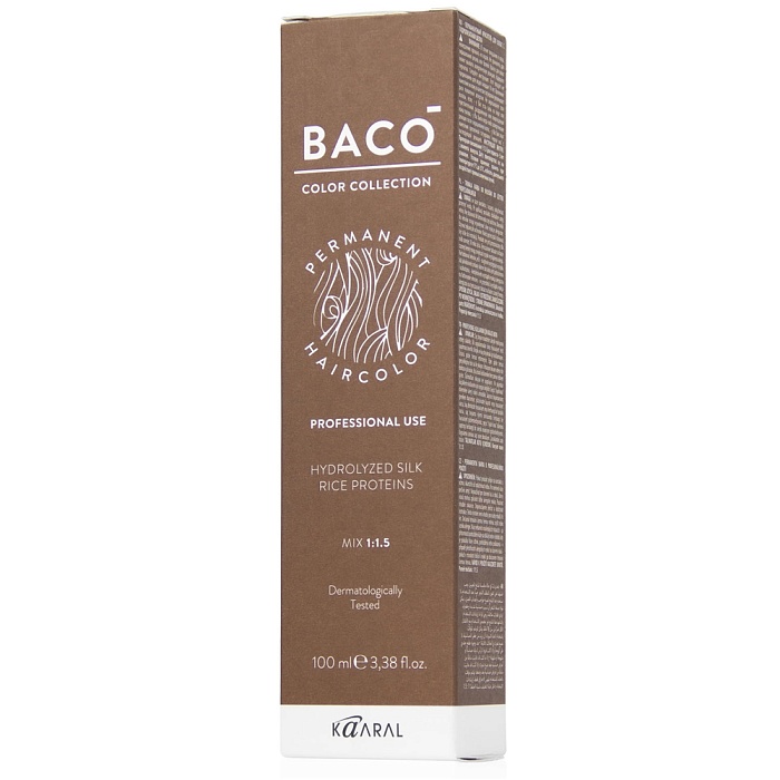 4 85 Крем краска перманентная коричневый махагон Baco Color Kaaral 100 мл купить в Перми цена